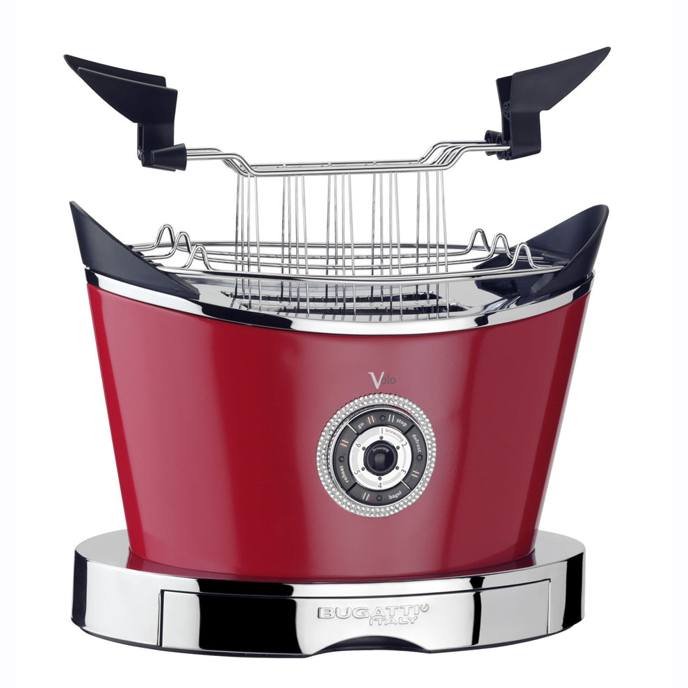 Bugatti Italy Volo Light Details Toaster - Red – Verkil Pty Ltd