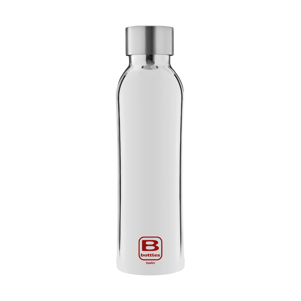 Bugatti B Bottle Twin Wall Silver Lux 500ml *PRE-ORDER* – Verkil Pty Ltd